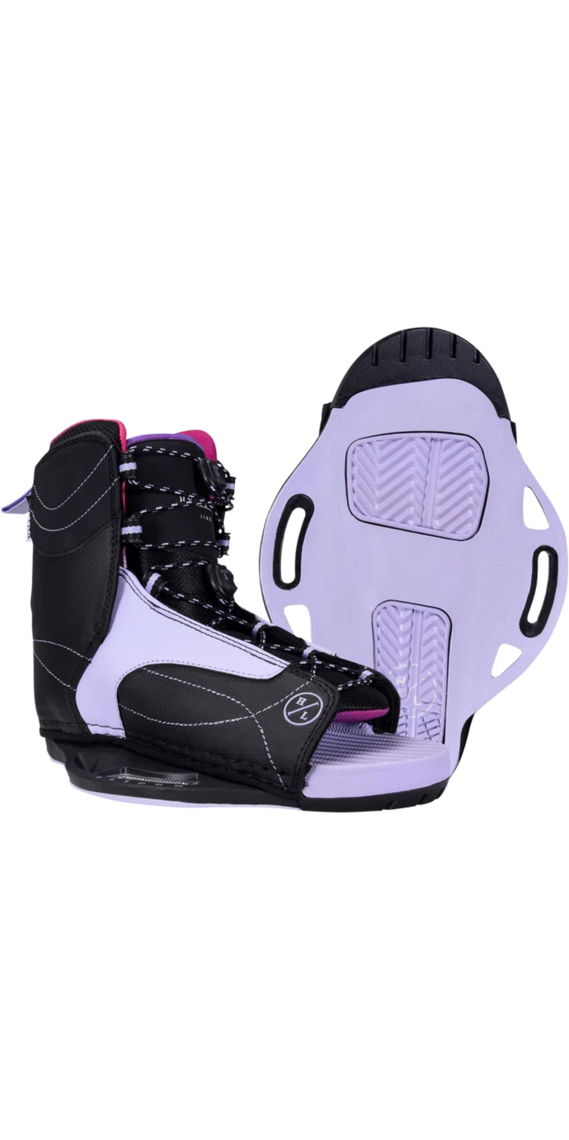 2025 Hyperlite Jinx Bindings H24BJI-8 - Black / Purple - Boardsports - Wake | Wetsuit Outlet